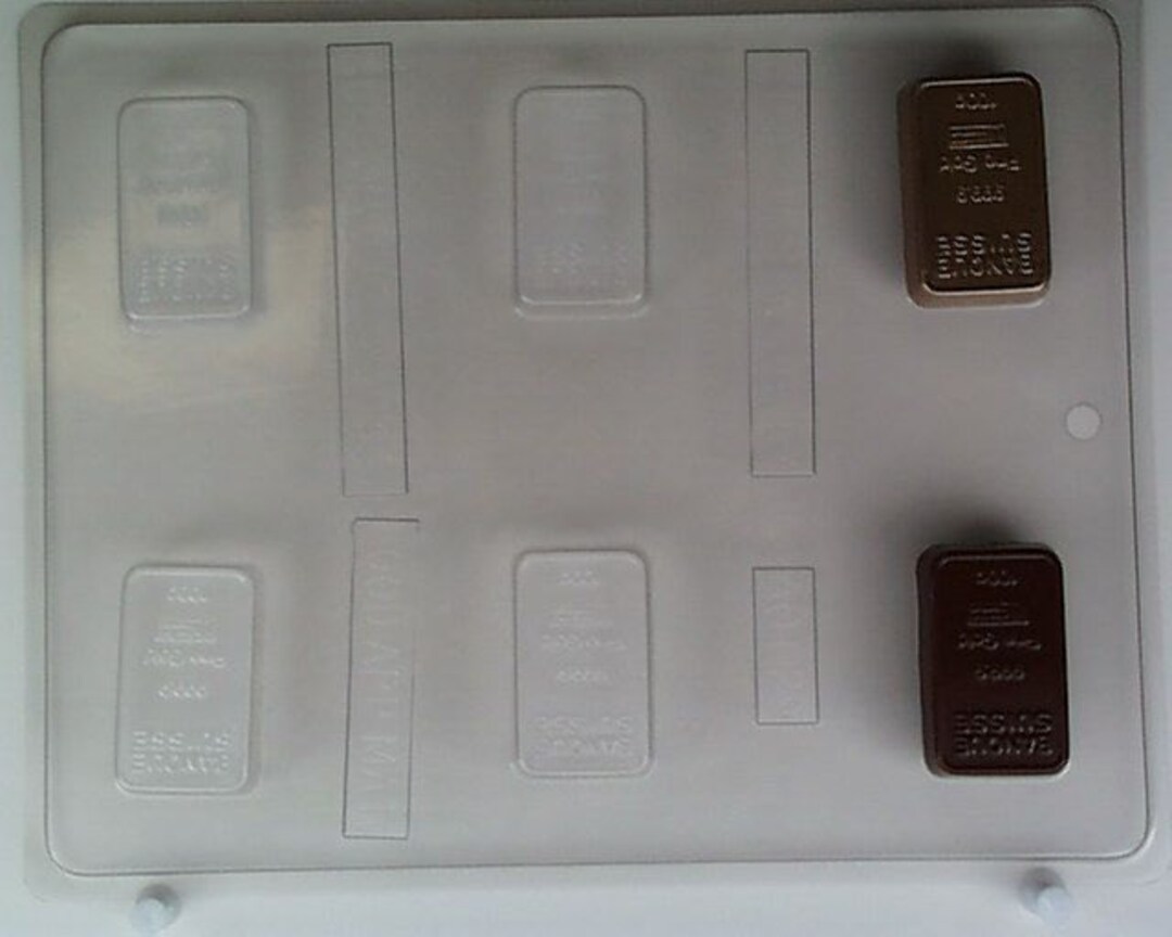 Small Gold Ingot AO029 Chocolate Candy Mold - Etsy