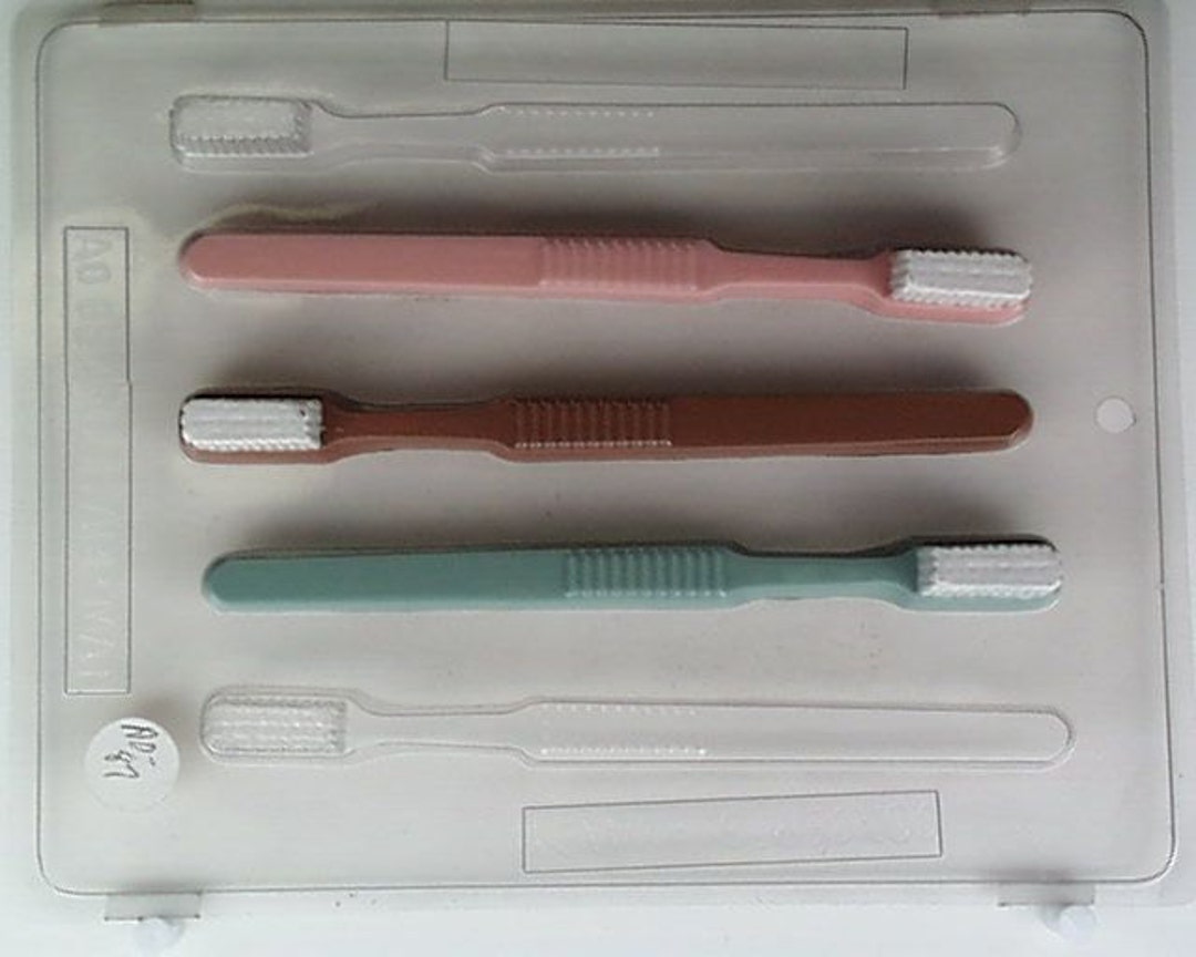 Toothbrush Adult-sized AO087 Chocolate Candy Mold - Etsy