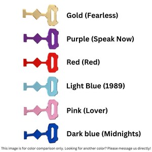 Eras Tour Stage Vault Key Shaped Keychain, Zipper Pull - Etsy