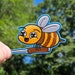 Killer Bee Sticker | Waterproof Cute Bee Sticker for Laptop & Water ...