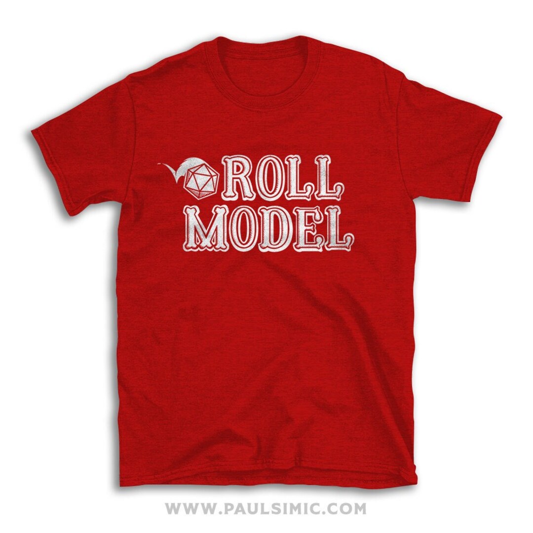 Roll Model Dnd T-shirt, Dungeons and Dragons Long Sleeve, DM Gift ...