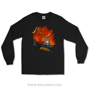 Gandalf and Balrog T-shirt | Lord of the Rings Long Sleeve Shirt | Lotr ...