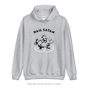 HAIL SATAN T-shirt | Satanic Hoodie | Demon Shirt - Etsy