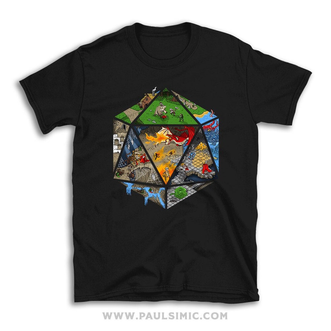 Dungeons in Dice D&D Shirt | Dnd | Dungeons Dragons | Gift for Dm ...