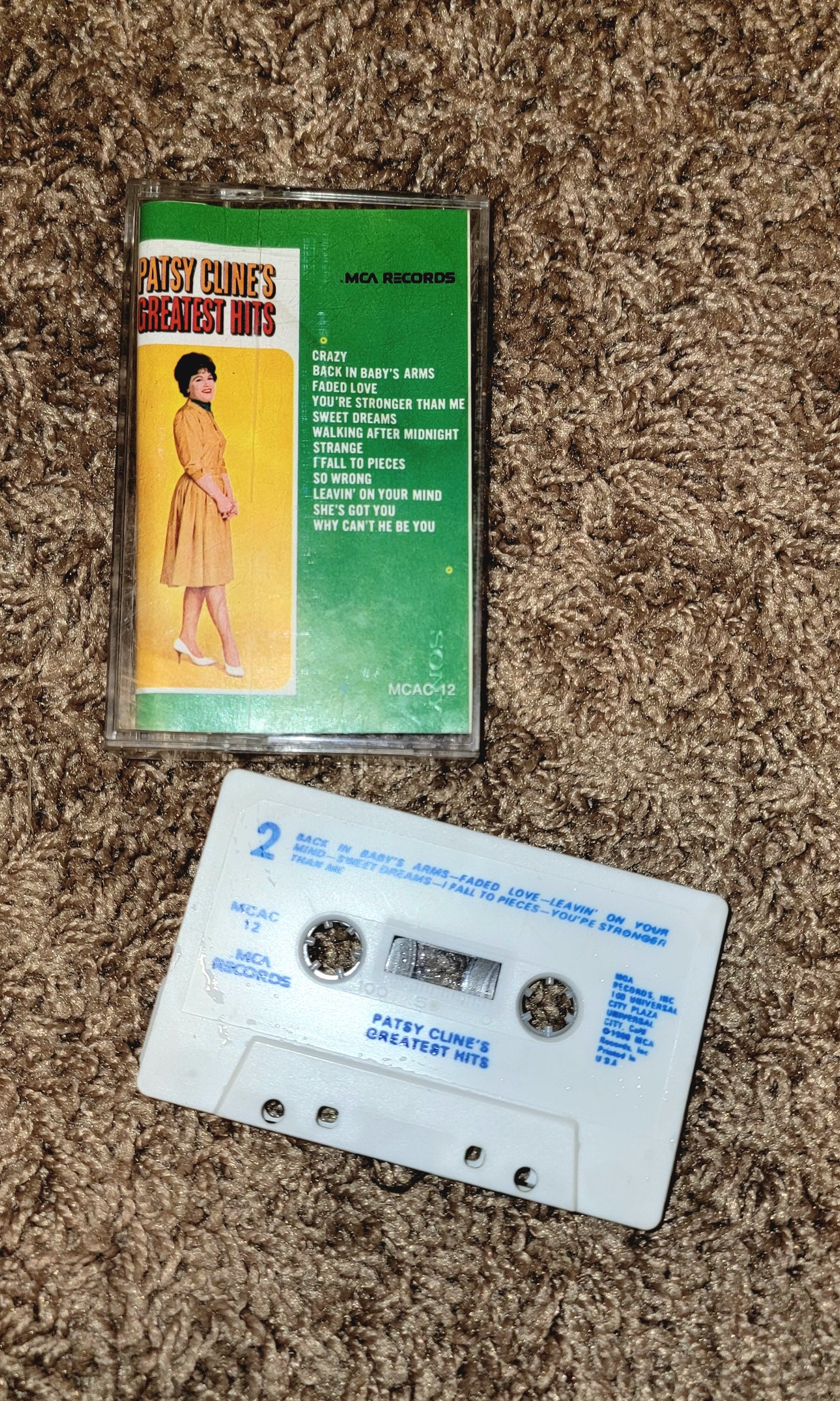 1971 Patsy Cline's Greatest Hits Cassette - Etsy
