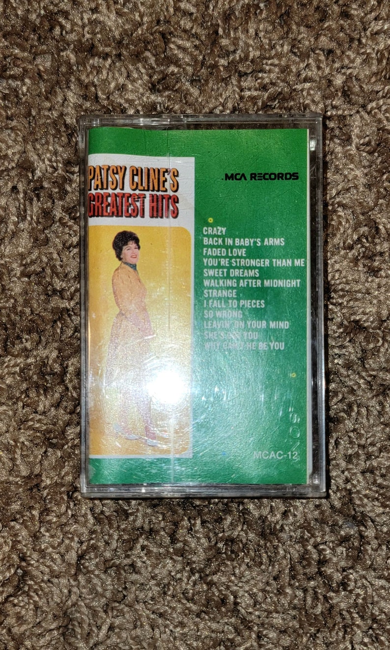 1971 Patsy Cline's Greatest Hits Cassette - Etsy