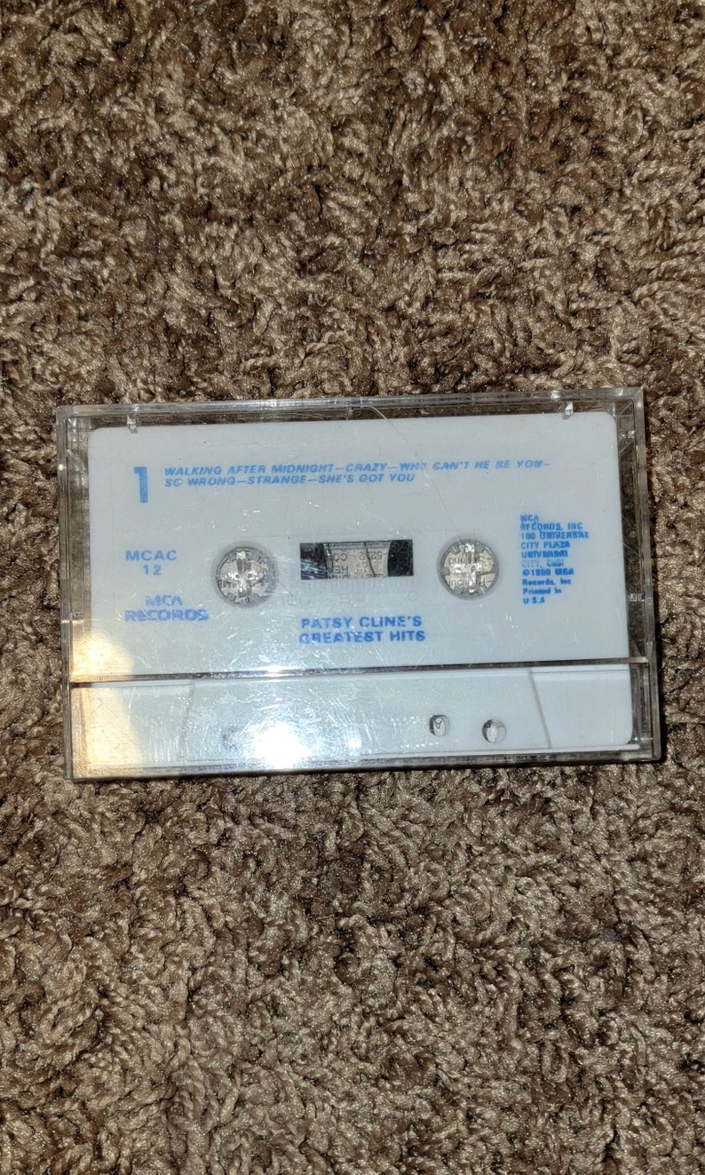 1971 Patsy Cline's Greatest Hits Cassette - Etsy