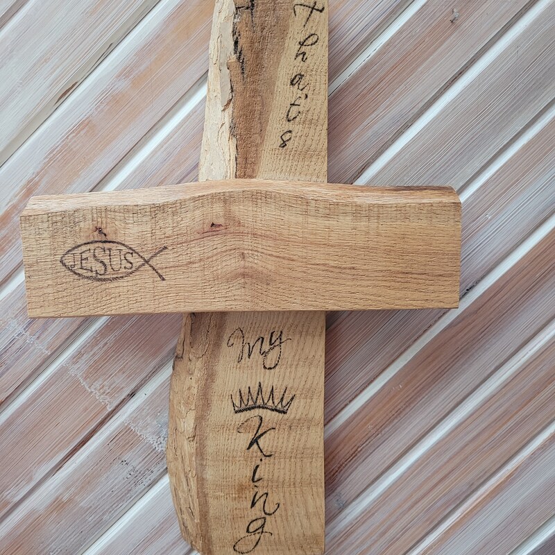 Wood Burned Cross - Etsy