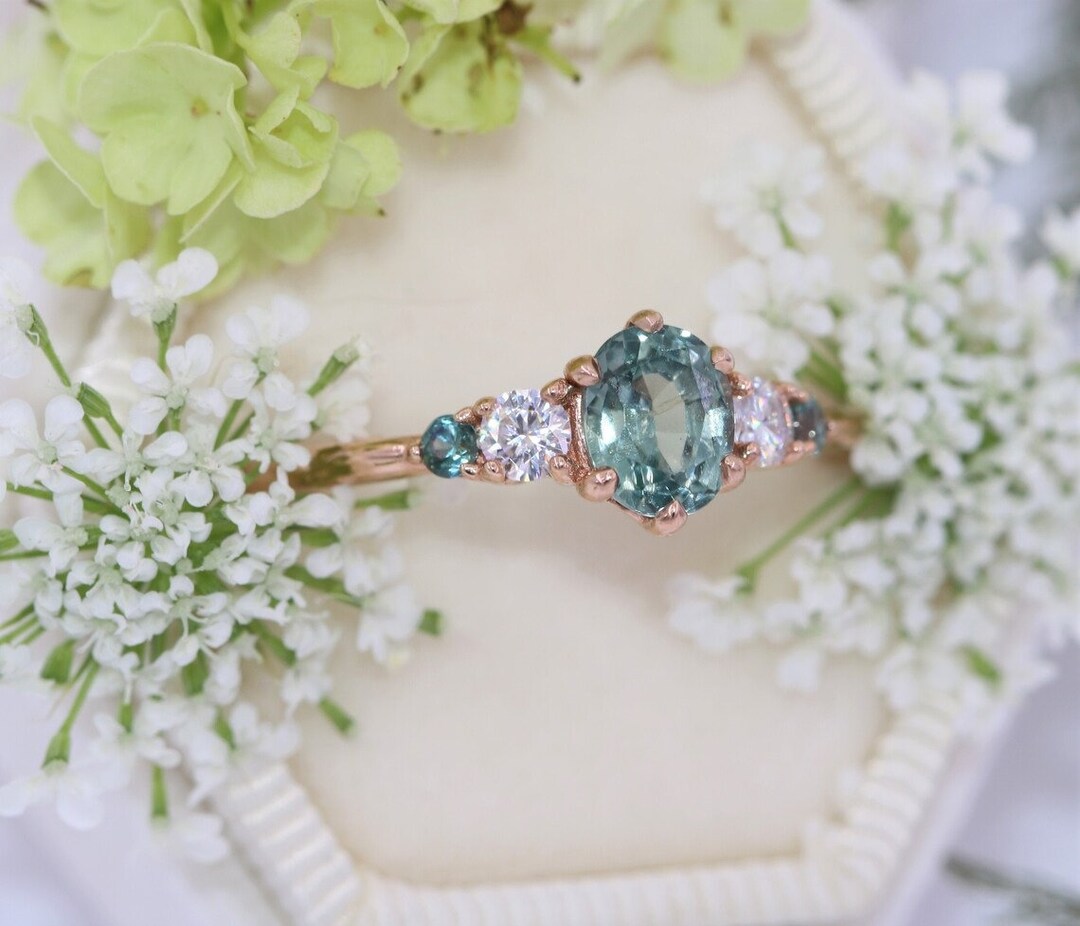 Custom Made 5 Stone Ring Setting ONLY - Etsy