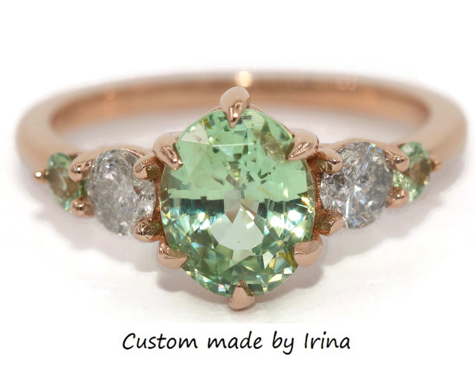 Custom Made 5 Stone Engagement Ring SETTING ONLY - Etsy