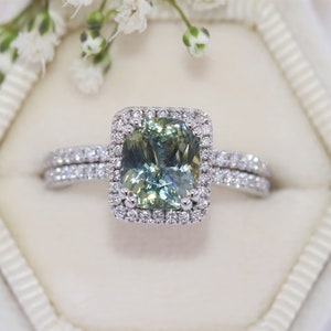Custom Made Diamond Halo Engagement Ring Setting ONLY - Etsy