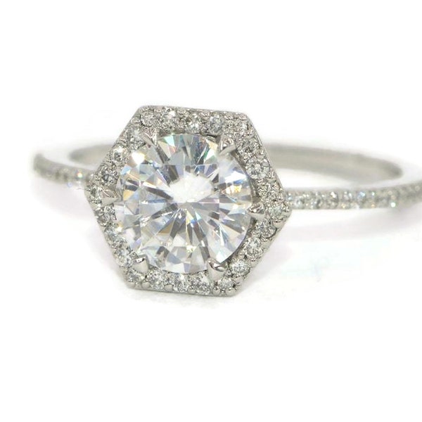Engagement Ring Hexagon - Etsy