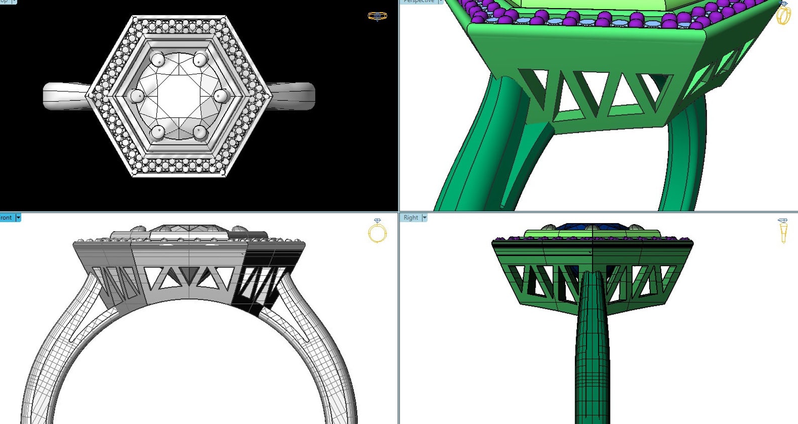 Custom Engagement Ring Custom ring design 3D CAD design a | Etsy