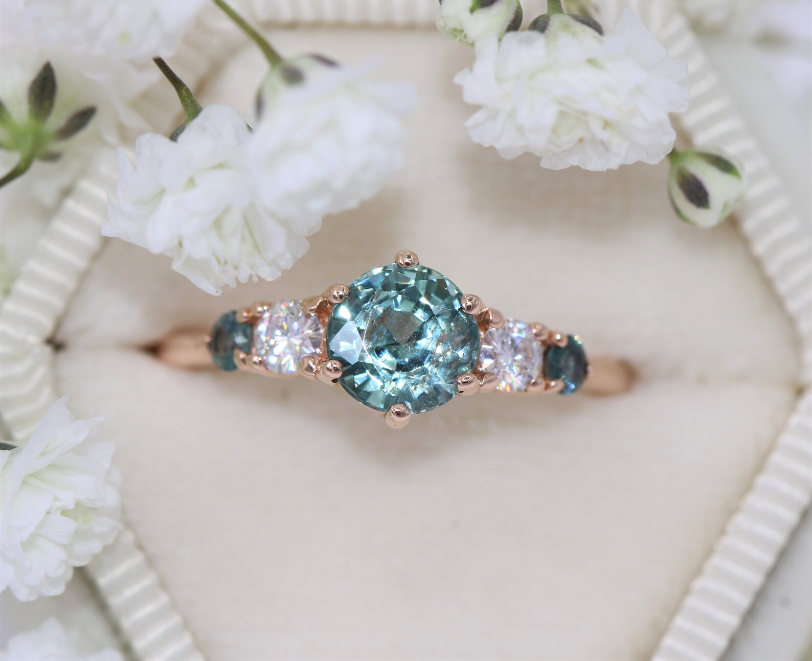 Custom Made 5 Stone Ring Setting ONLY - Etsy