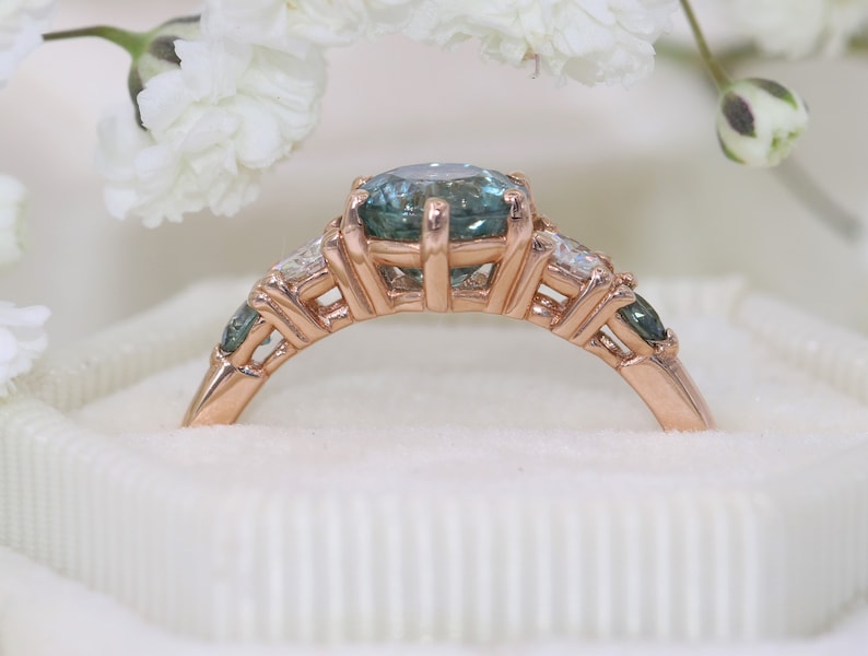 Custom Made 5 Stone Ring Setting ONLY - Etsy