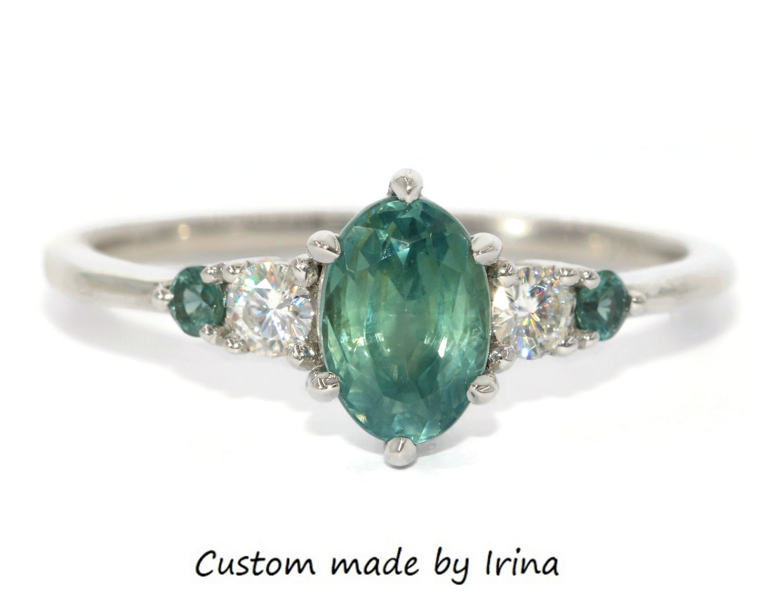 Custom Made 5 Stone Ring Setting ONLY - Etsy