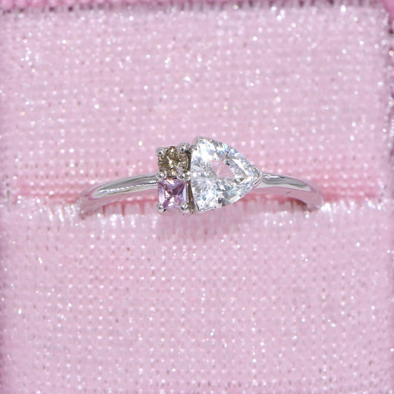 Trillion Ring - Etsy