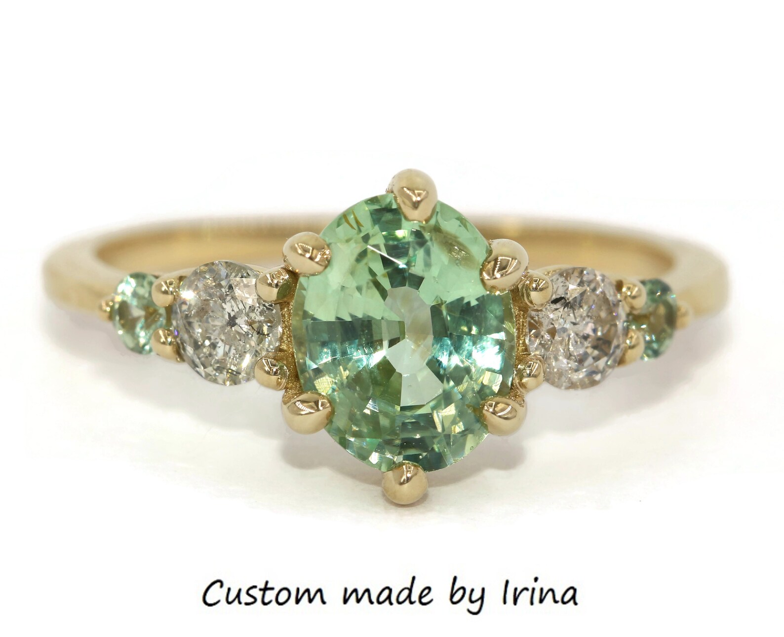 Custom Made 5 Stone Engagement Ring SETTING ONLY - Etsy