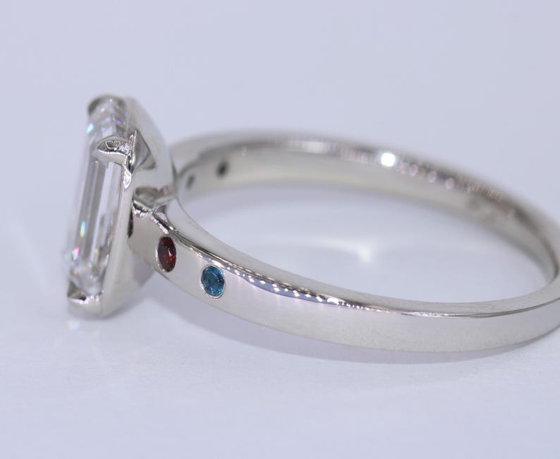 3 Ct IGI Certified Lab Diamond Platinum Ring 14k Solid Gold - Etsy