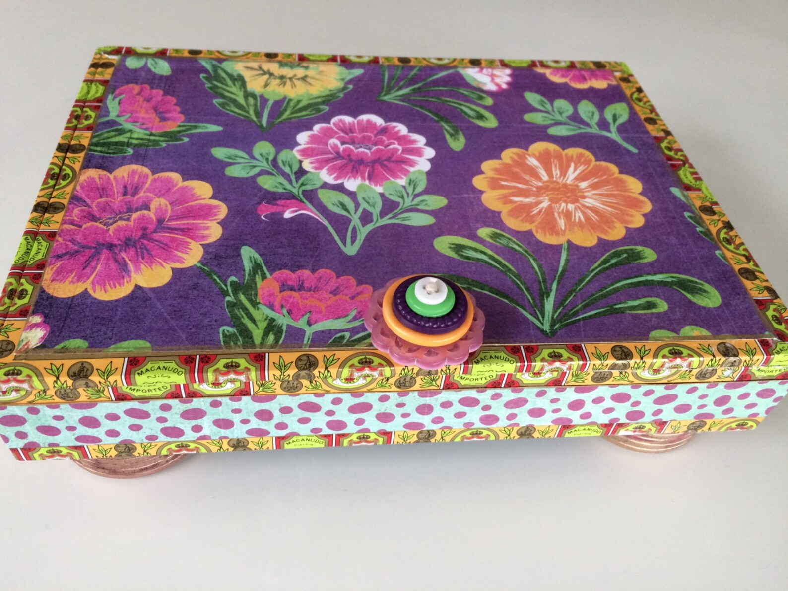 Flowers Galore Keepsake Box Memory Box Jewelery Box Decorative Box ...