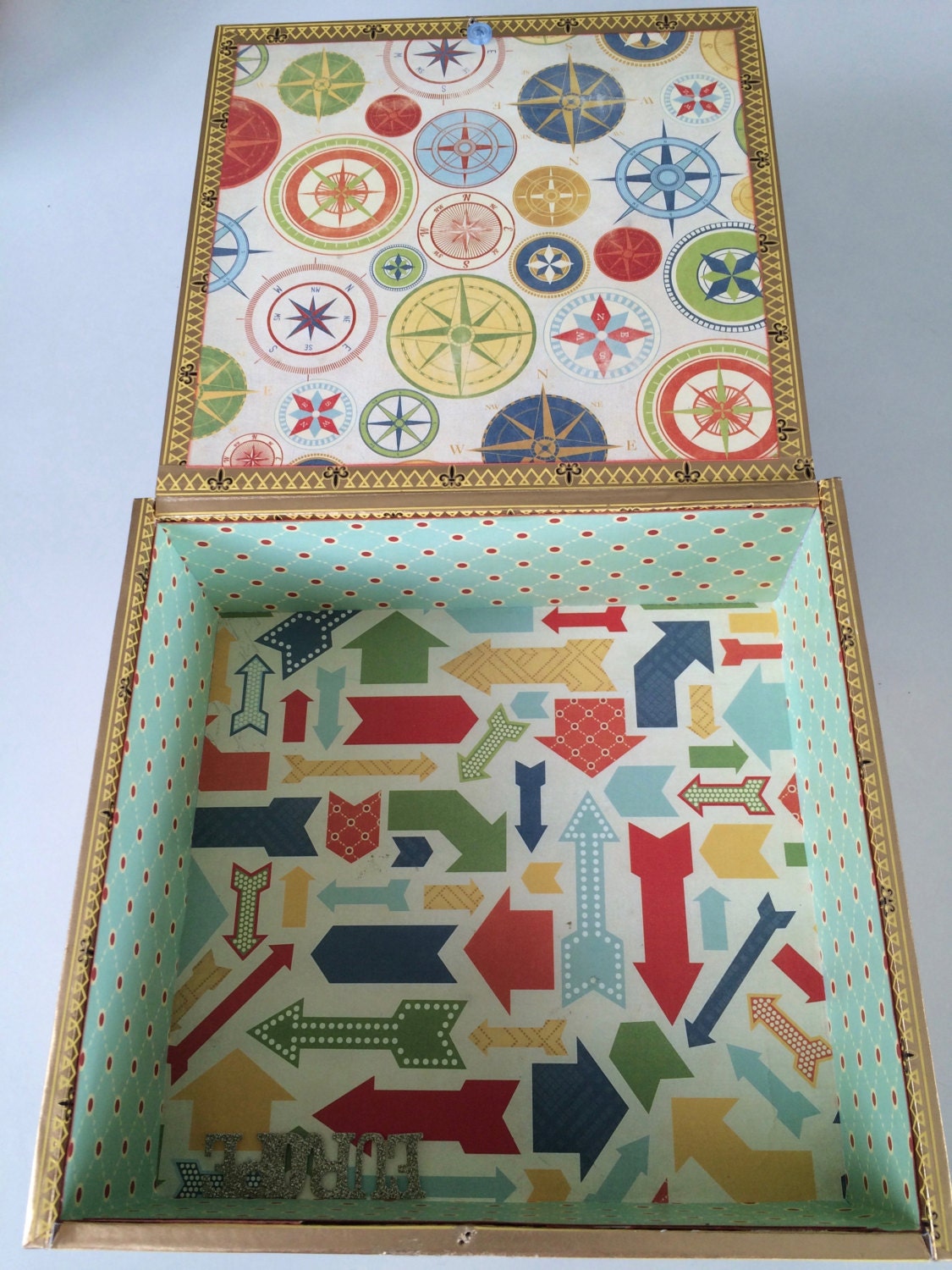 Travel Keepsake Memory Box Jewelery Box Storage Box Altered - Etsy