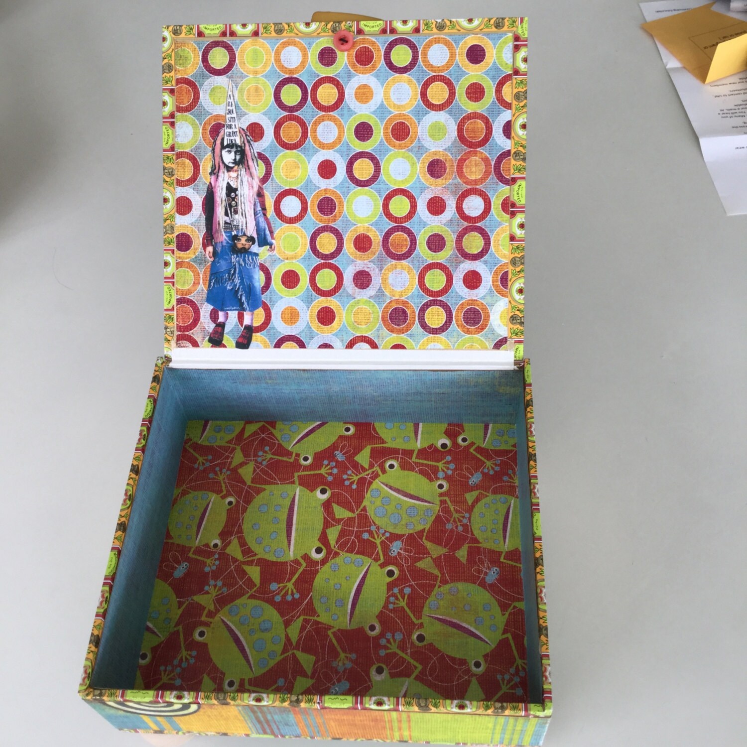 Girl Power Keepsake Box Jewelery Box Memory Box Altered - Etsy