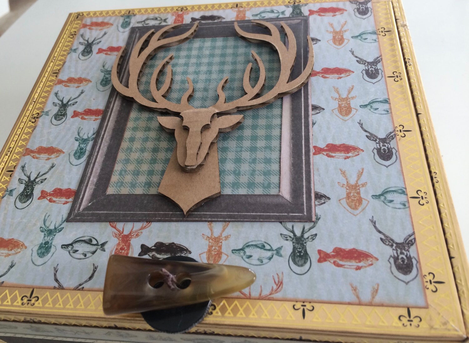 Oh Deer Hunters Box Memory Box Keepsake Box Sportsmans Box - Etsy