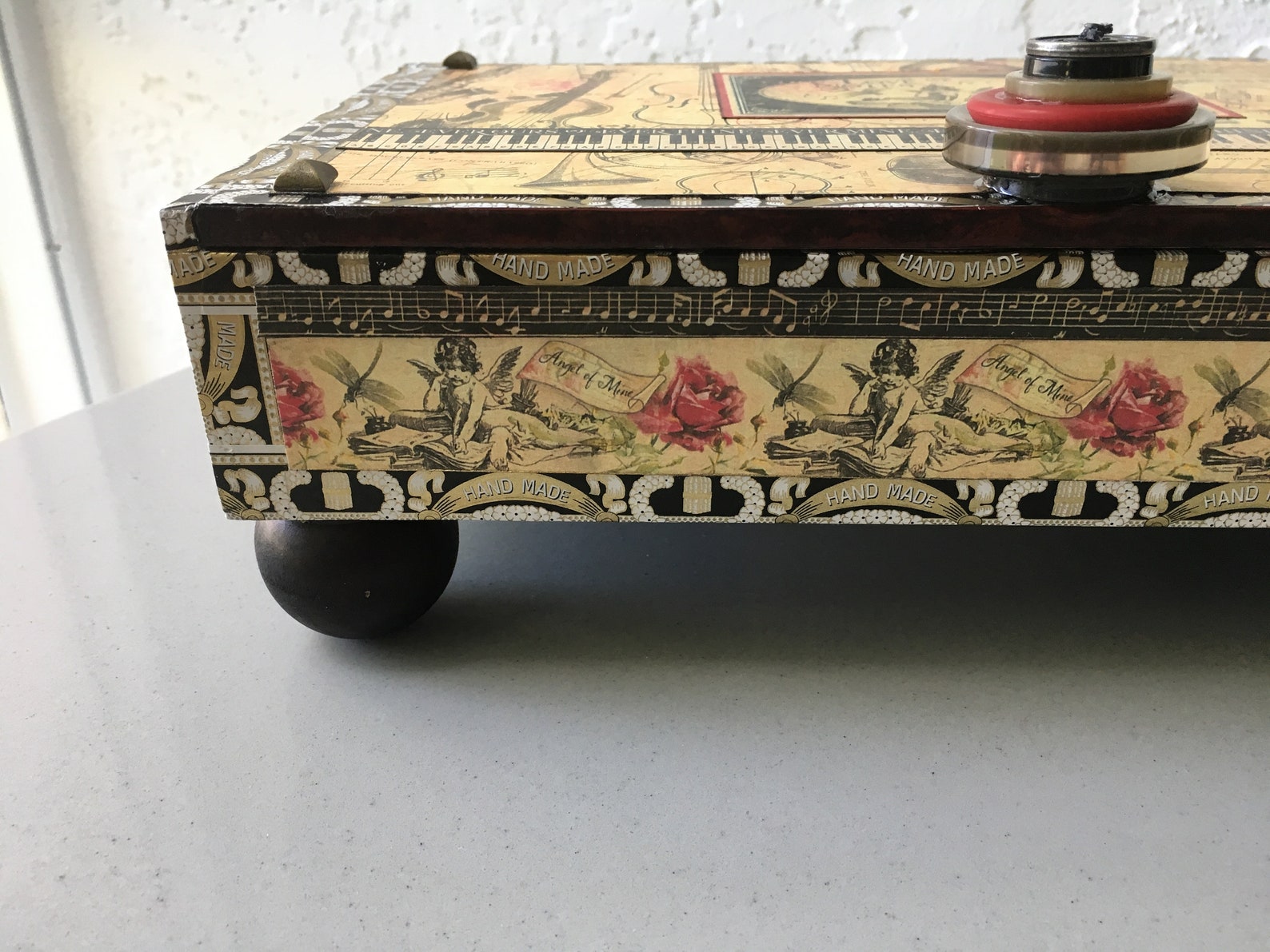 MUSICAL LOVE NOTES Decorative Box Jewelery Box. Music Box - Etsy