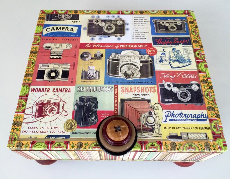 Photo Relic Memory Box Jewelery Box Embellished Keepsake Box Storage ...