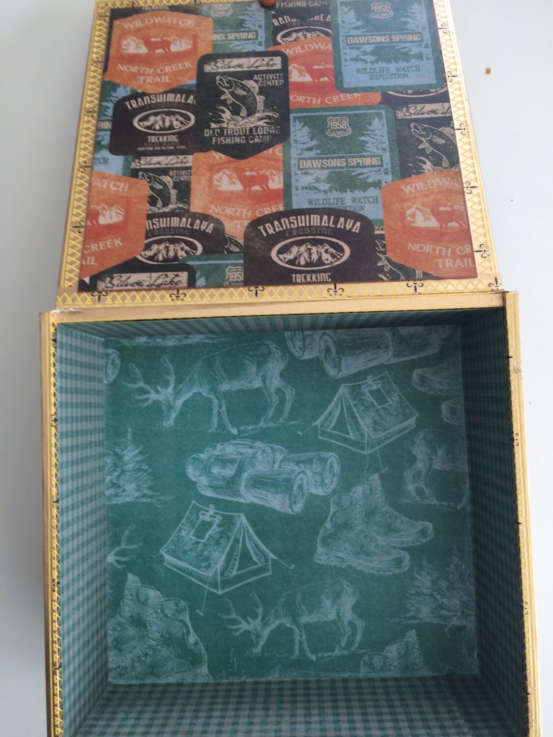 Oh Deer Hunters Box Memory Box Keepsake Box Sportsmans Box - Etsy