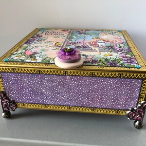 Fairie Dust /decoritive Box Jewelery Box Memory Box Little Girls Box ...
