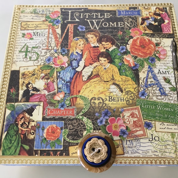 Decorated Cigar Box - Etsy