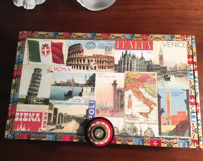 Chow Italy Travel Box Memory Box Jewelery Box Keepsake Box Altered ...
