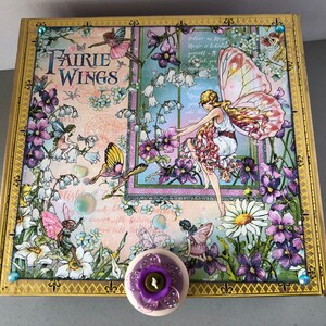 Fairie Dust /decoritive Box Jewelery Box Memory Box Little Girls Box ...