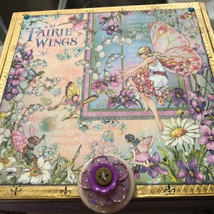 Fairie Dust /decoritive Box Jewelery Box Memory Box Little Girls Box ...