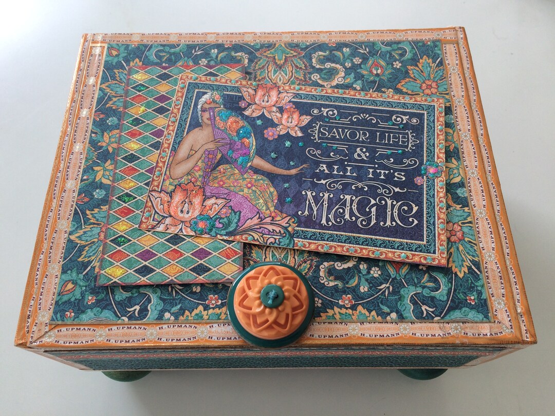 Midnight Masquerade ONE/ Mystery Box Decorative Box Ladies Box Jewelery ...