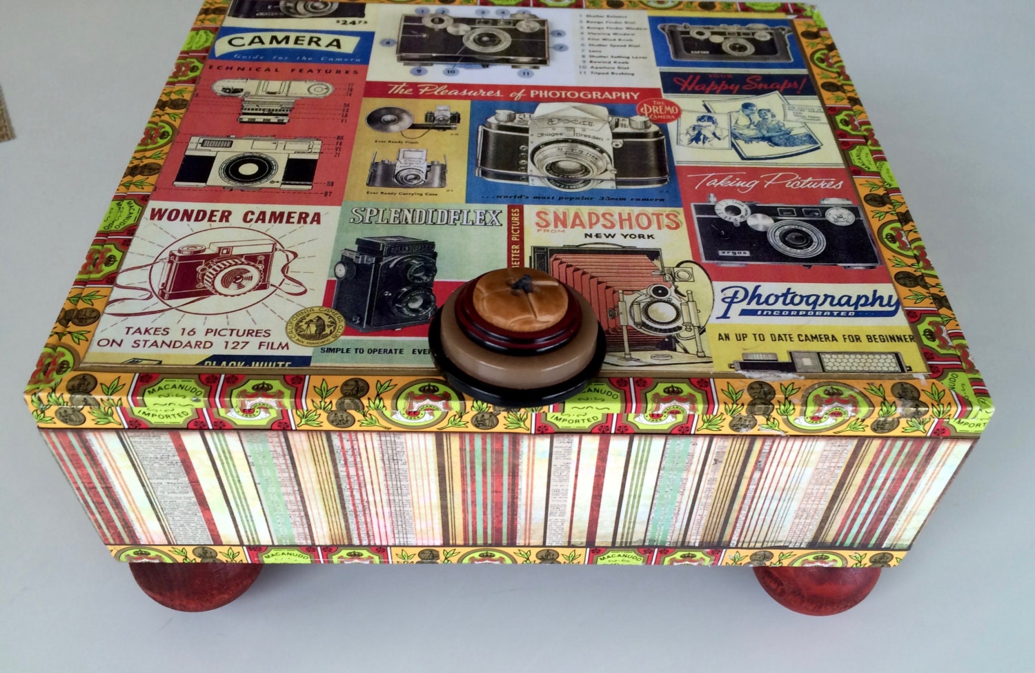 Photo Relic Memory Box Jewelery Box Embellished Keepsake Box Storage ...