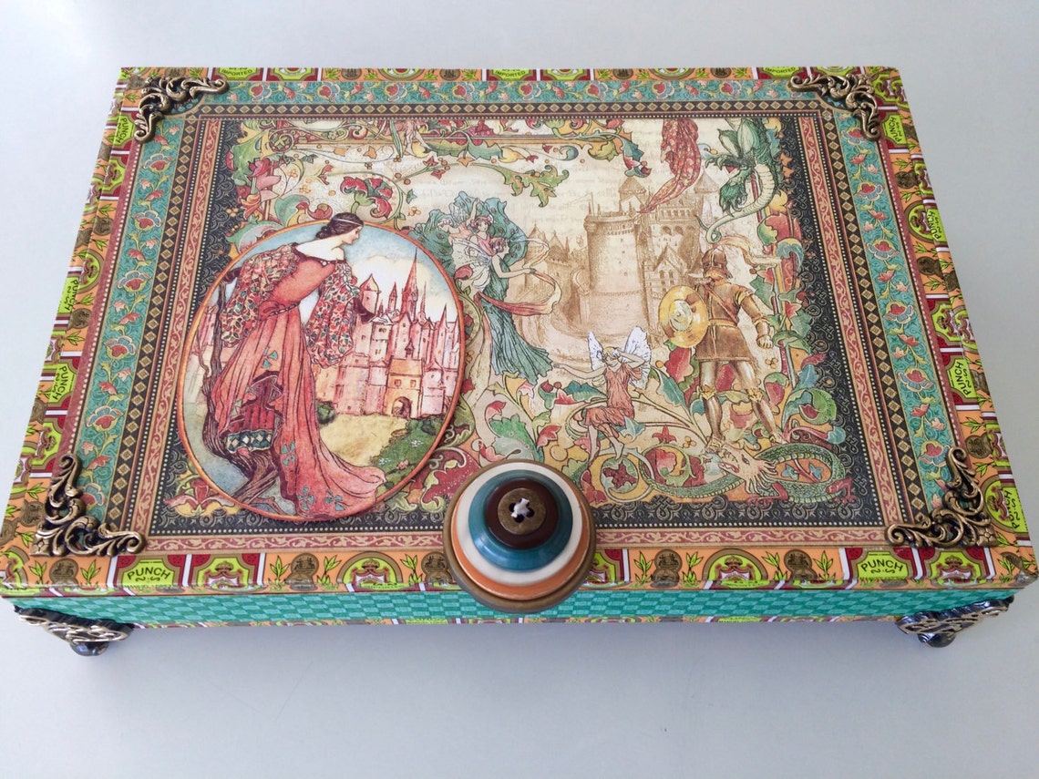 Enchanted Forest Memory Box Jewelery Box One of A Kind - Etsy