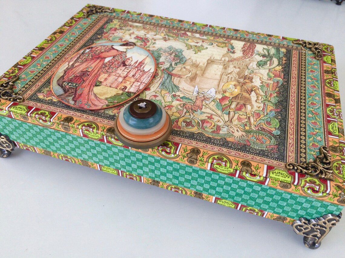 Enchanted Forest Memory Box Jewelery Box One of A Kind - Etsy