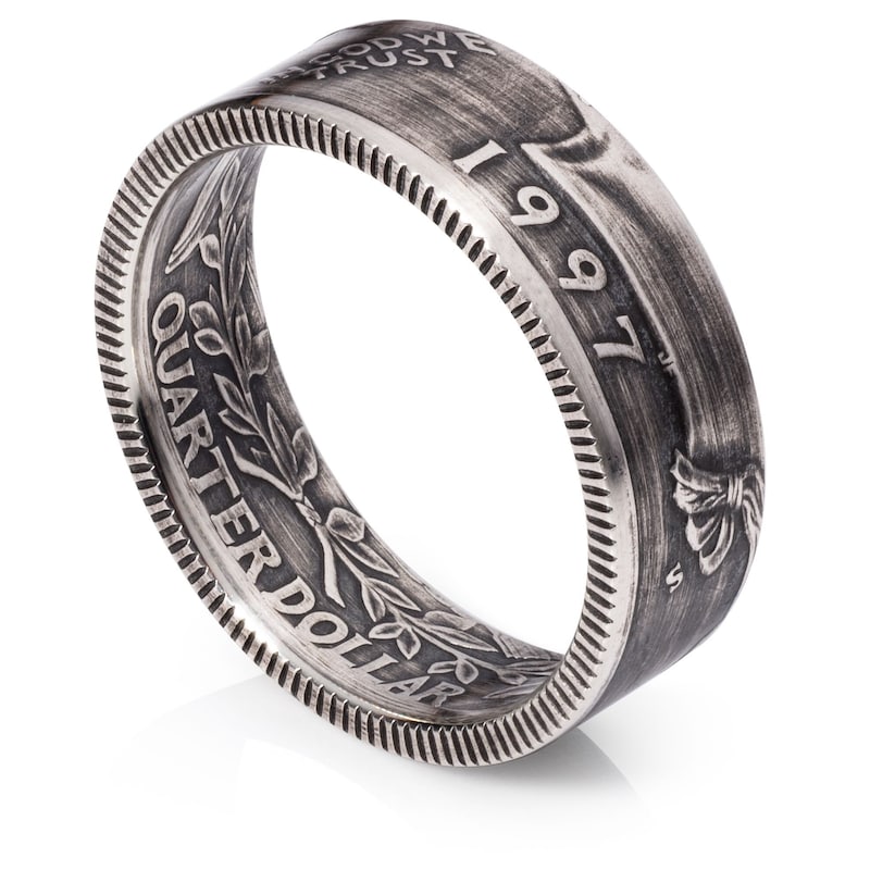Silver Coin Ring - Etsy