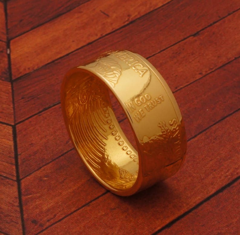 1/2 Oz American Eagle Gold Coin Ring tails - Etsy