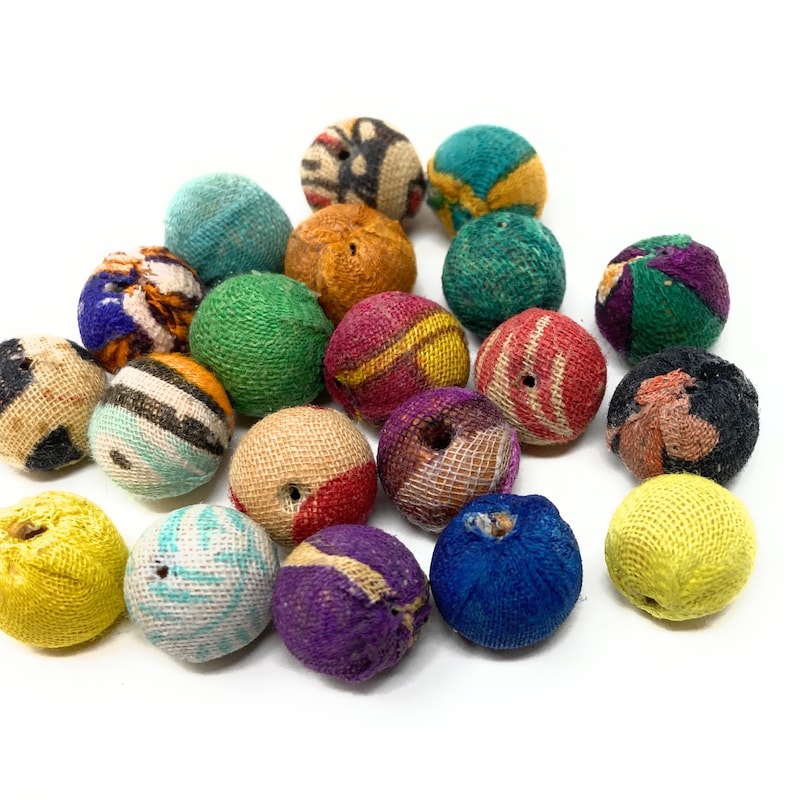 Fabric Beads - Etsy