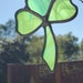 Stained Glass Shamrock / Irish Decor / Happy St Patrick's Day Charm ...