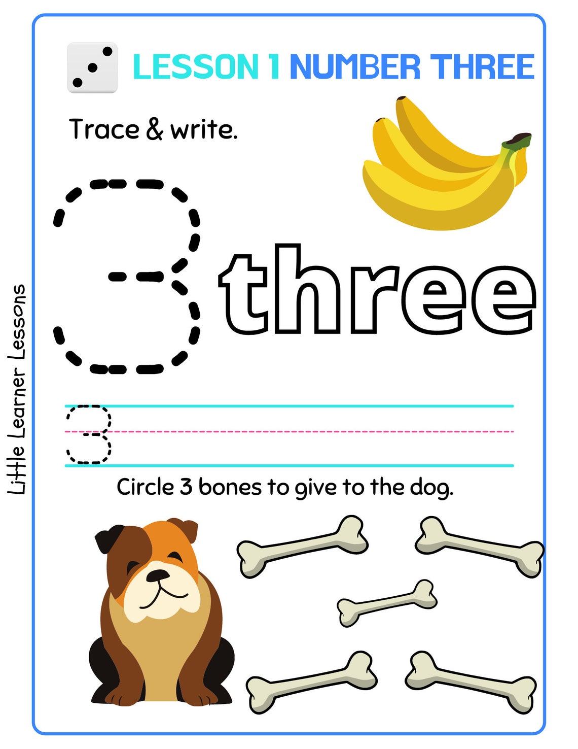 Printable Preschool & Kindergarten Math Workbook Numbers 0 5 - Etsy
