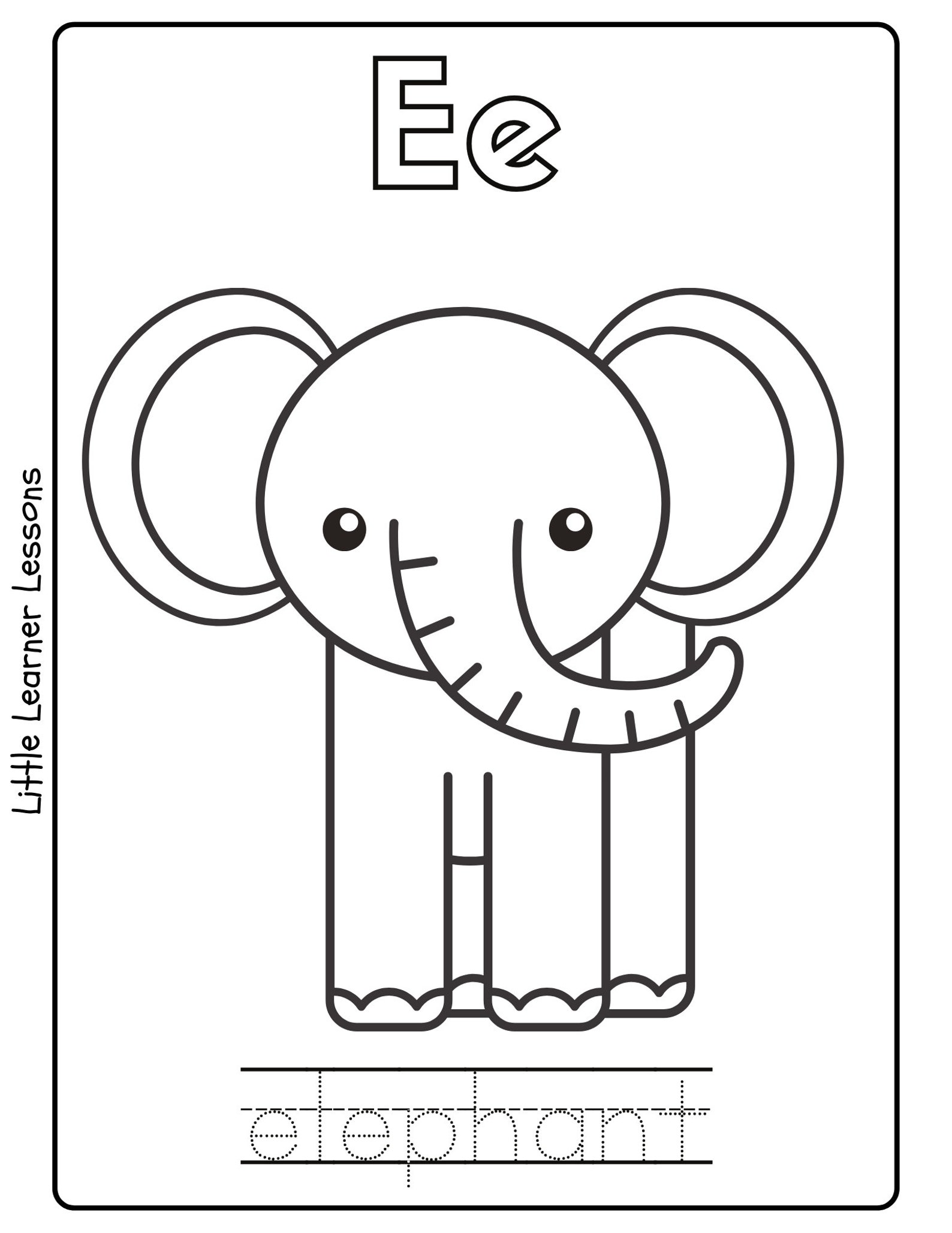 Printable Preschool & Kindergarten Alphabet Coloring Book - Etsy