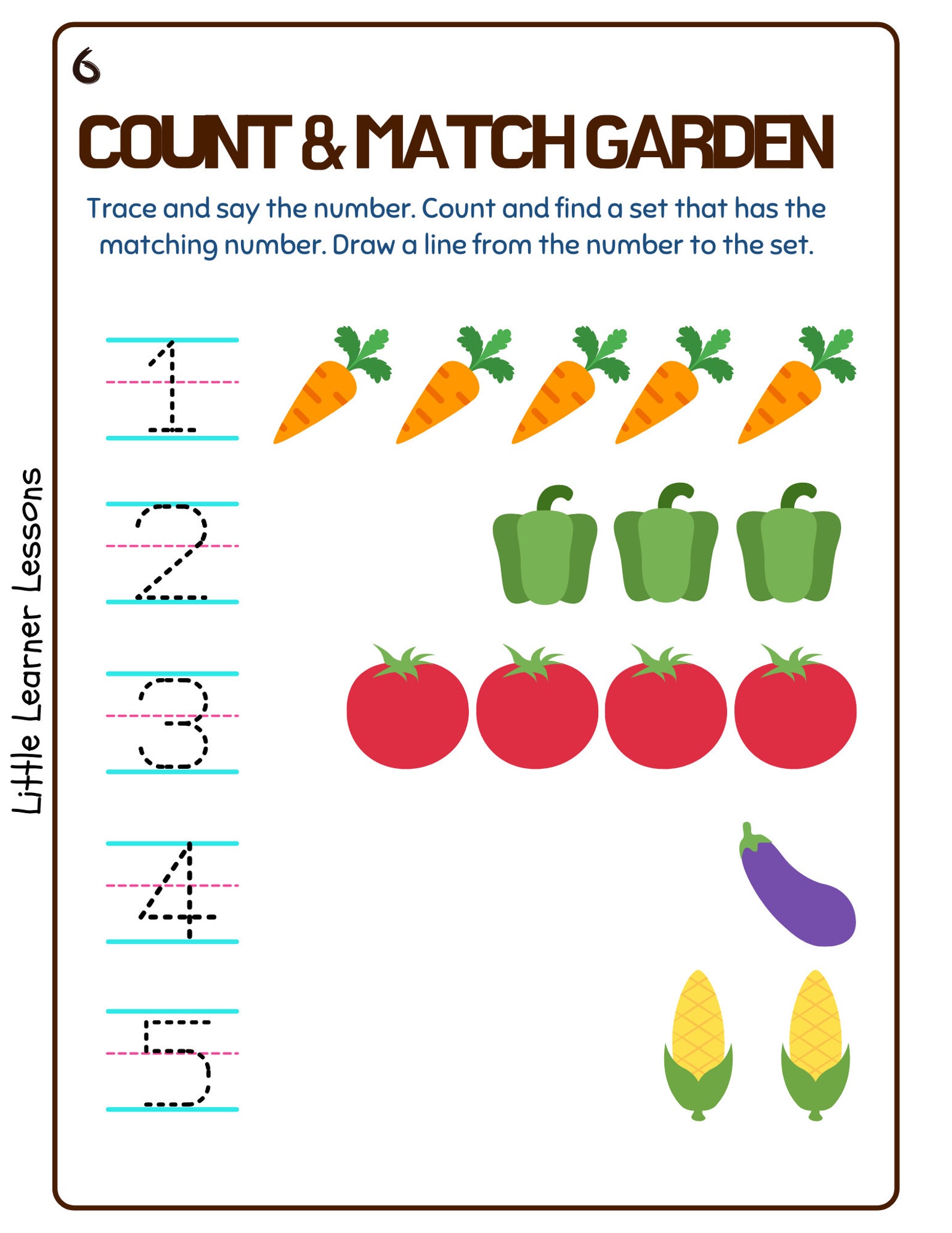 Printable Preschool & Kindergarten Math Workbook Numbers 0 5 - Etsy