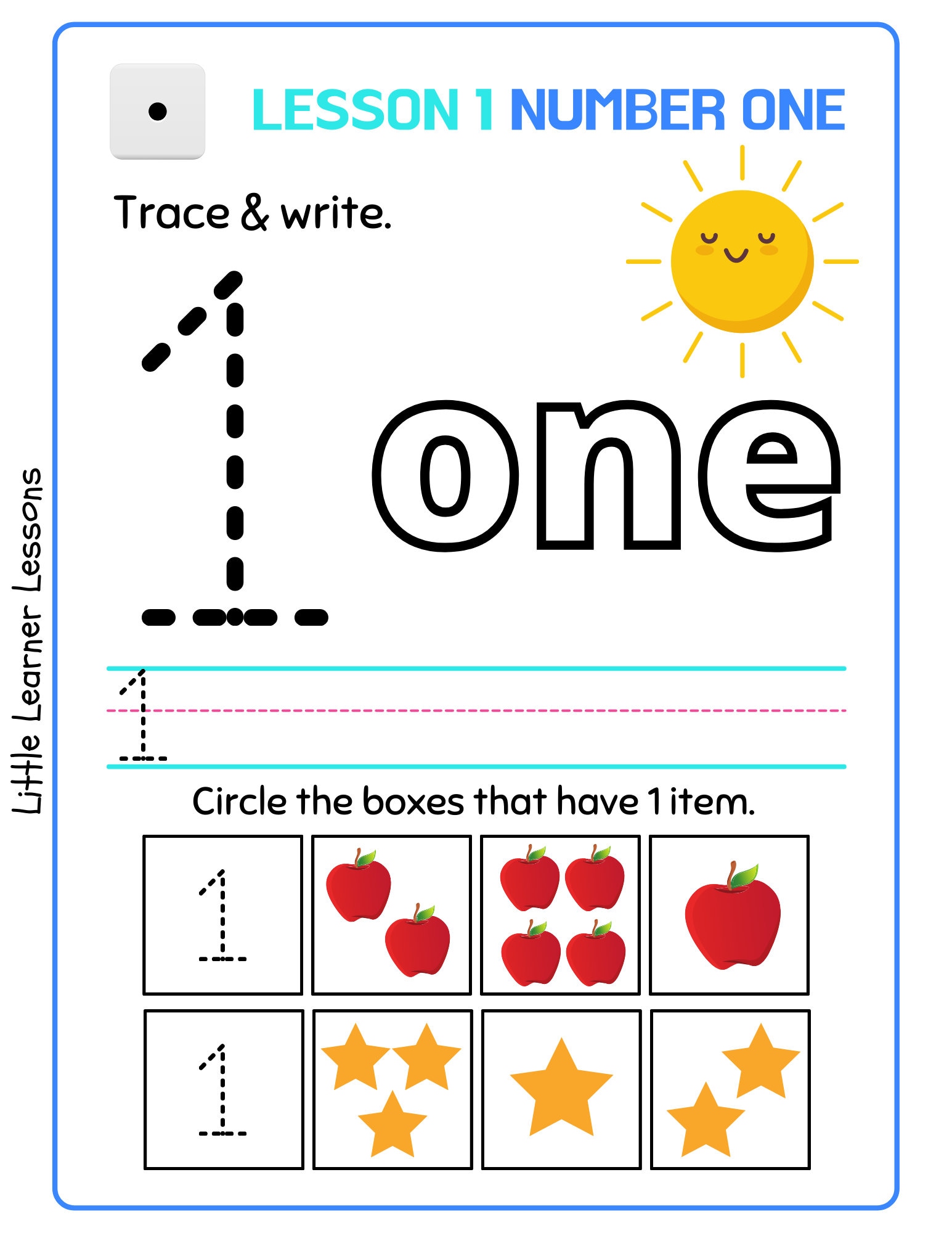 Printable Preschool & Kindergarten Math Workbook Numbers 0 5 - Etsy