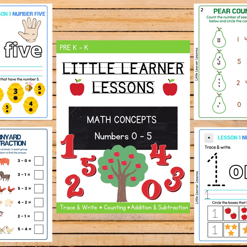 Preschool Workbook - Etsy