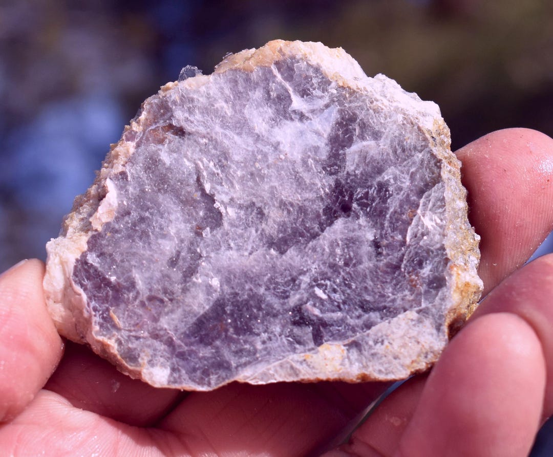Purple LEPIDOLITE Mica 1-3 Size Lithium Ore Pegmatite Mineral ...
