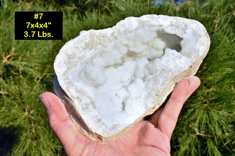 Extra Large HOLLOW Quartz CRYSTAL GEODES Choice of 9 - Etsy